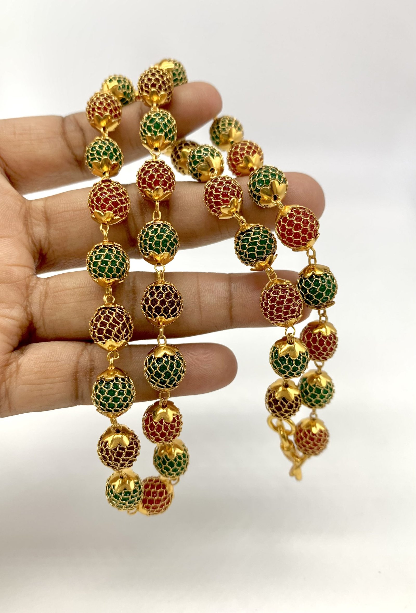 Beads chain models with jali design – Swarnakshi Jewels