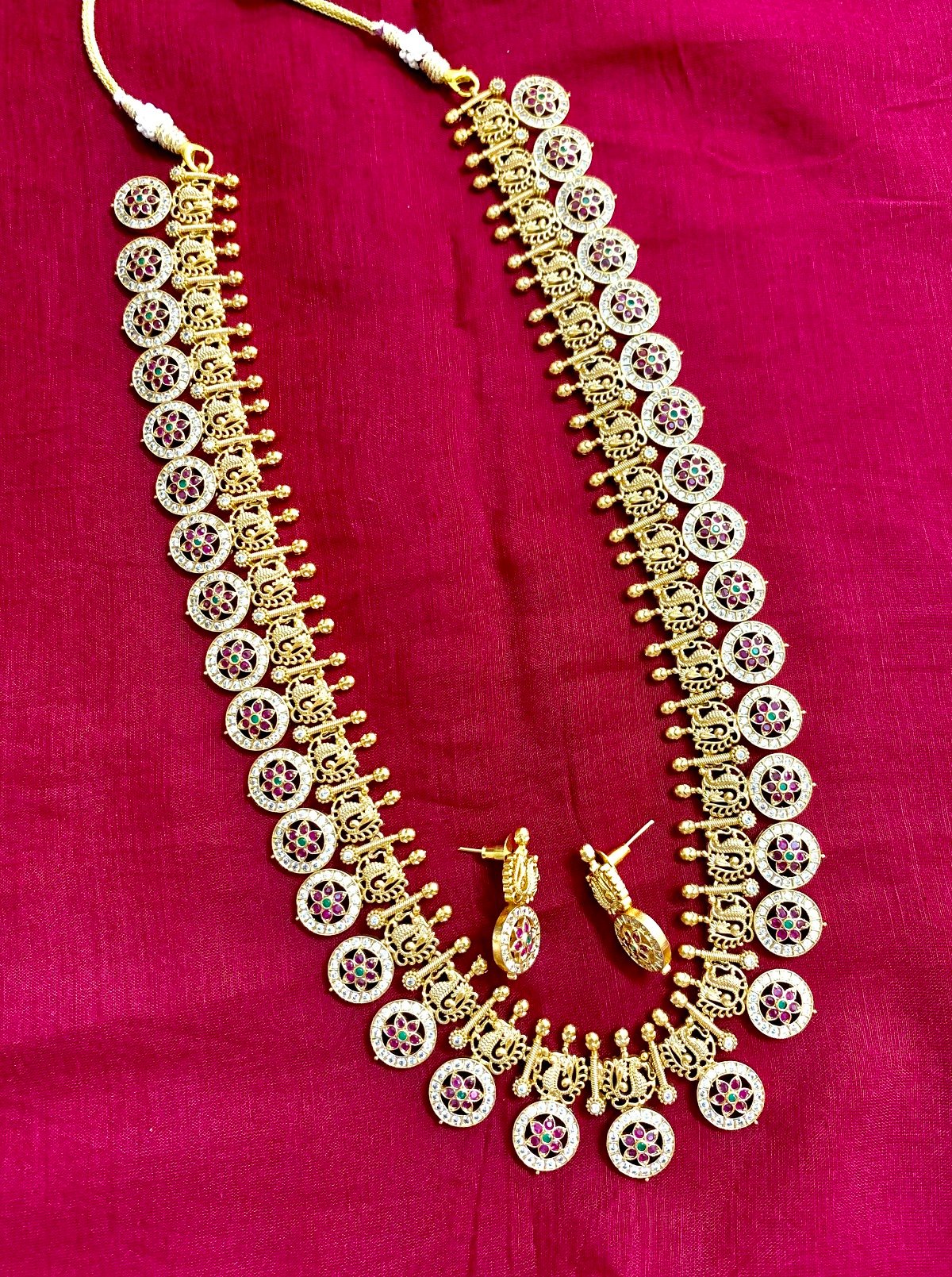 Long haram designs bottumala model - Swarnakshi Jewels