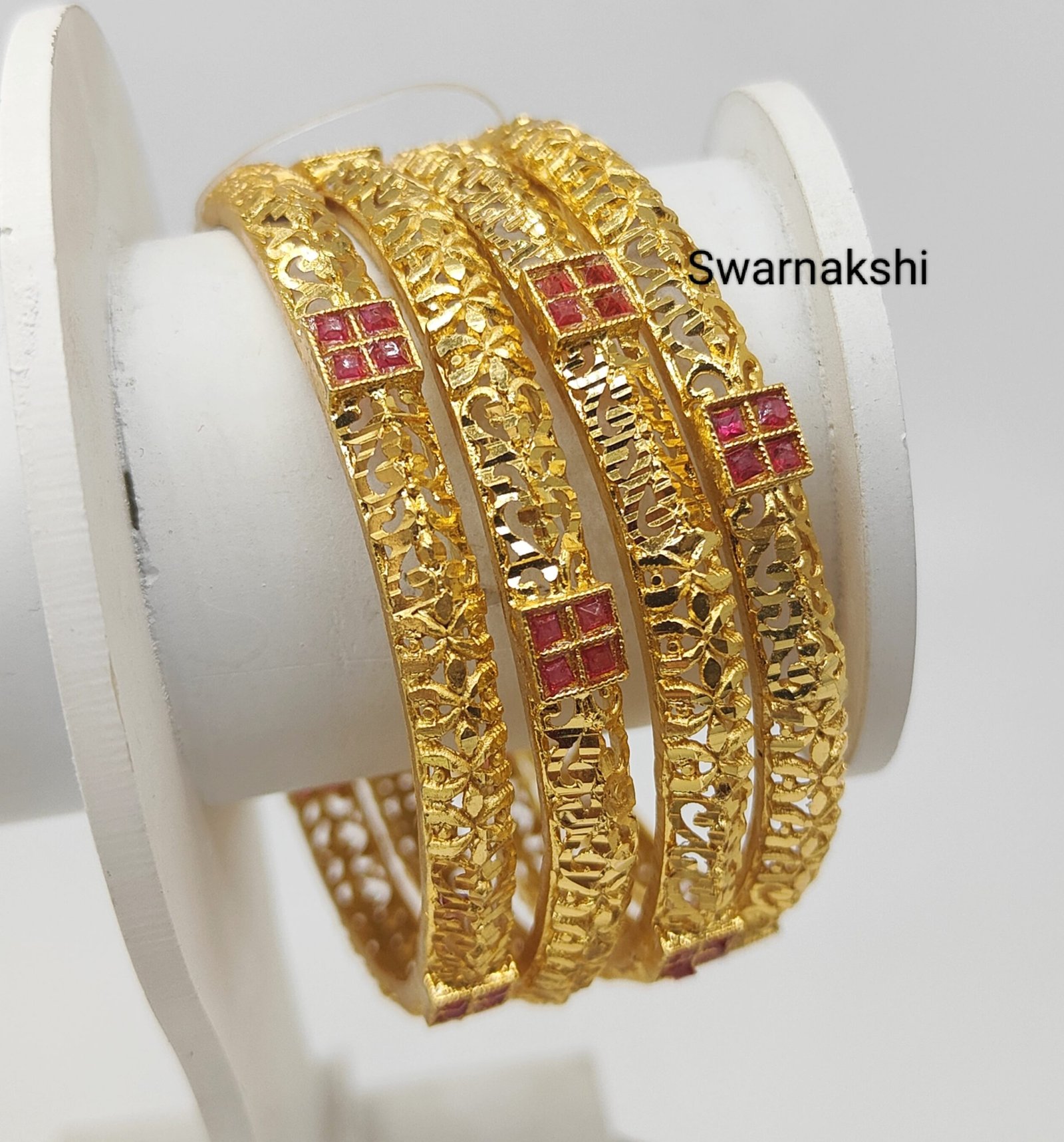 One gram gold bangles online shopping gold polish 2.4 size – Swarnakshi ...