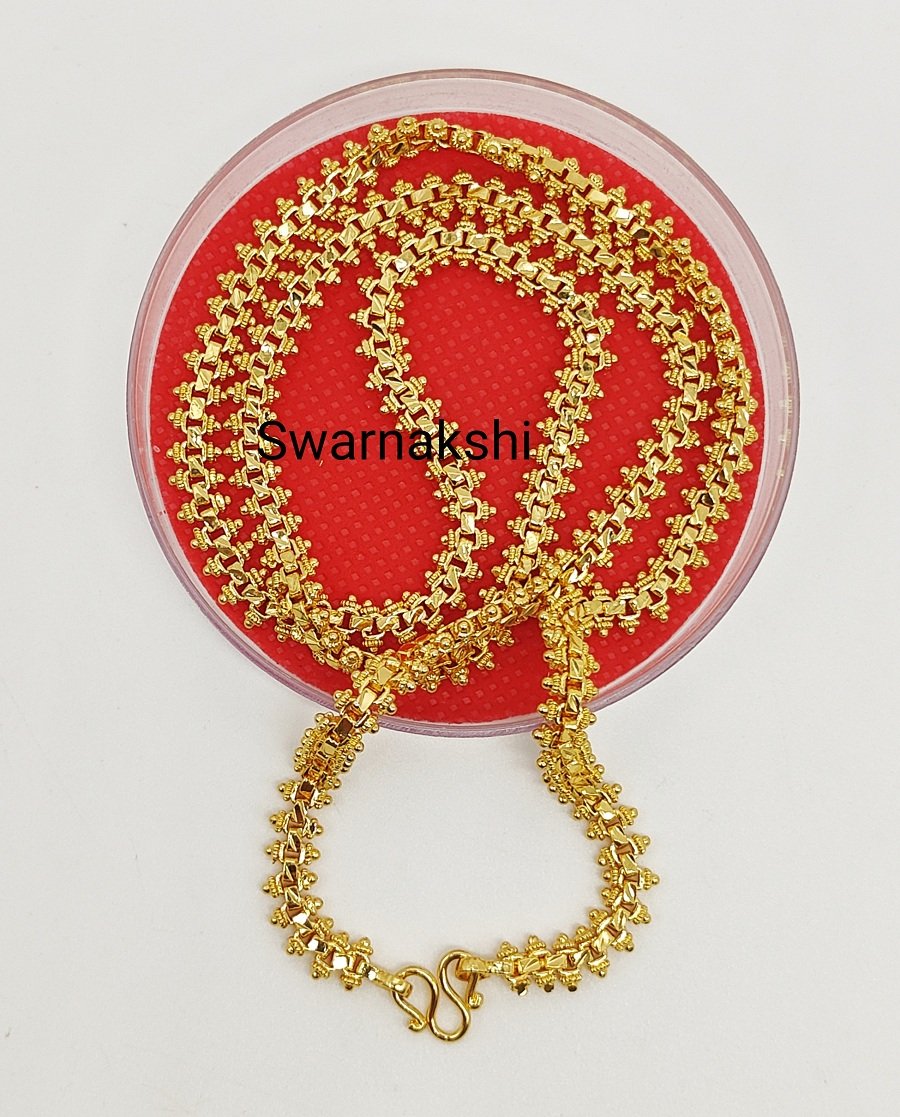 Thali chain online with broad design - Swarnakshi Jewels
